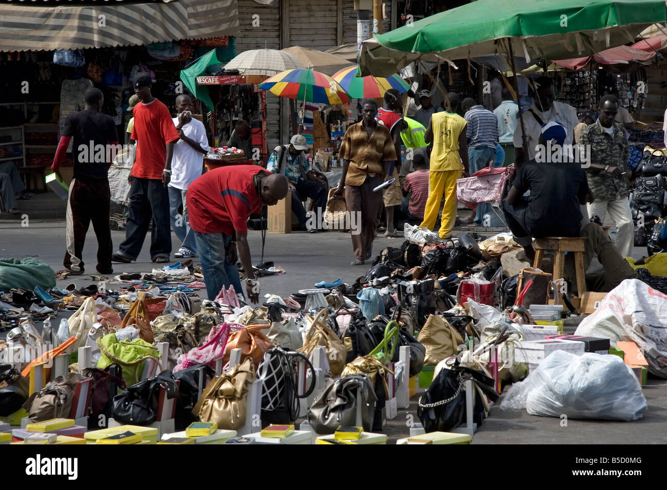 Sandaga Market Dakar Senegal Stock Photo - Alamy