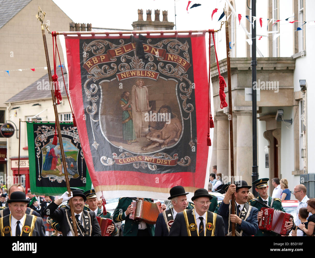 The Royal Black Institution "12th August" Parade in Enniskillen County ...