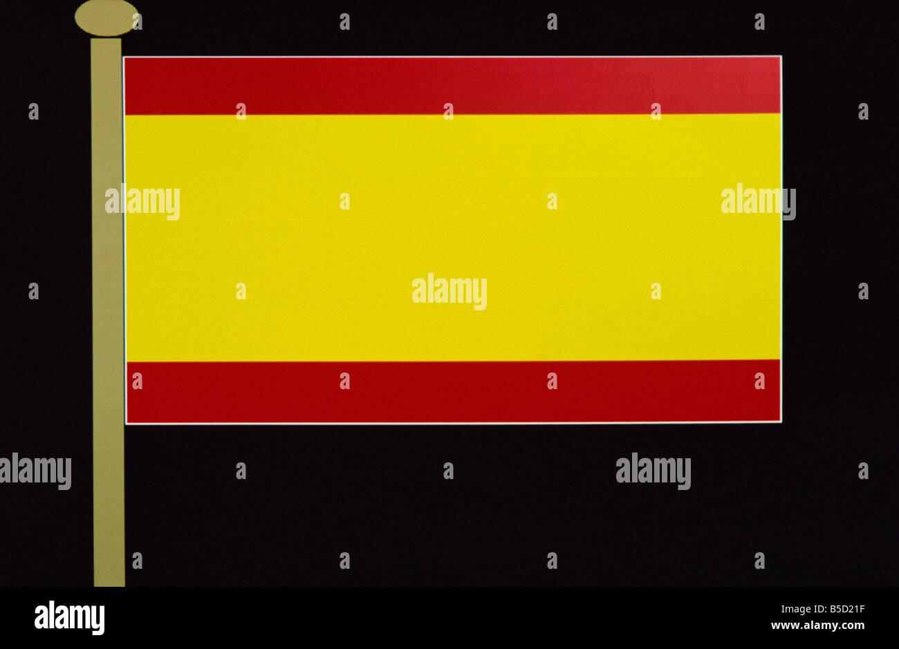 Spanish flag illustration hi-res stock photography and images - Alamy