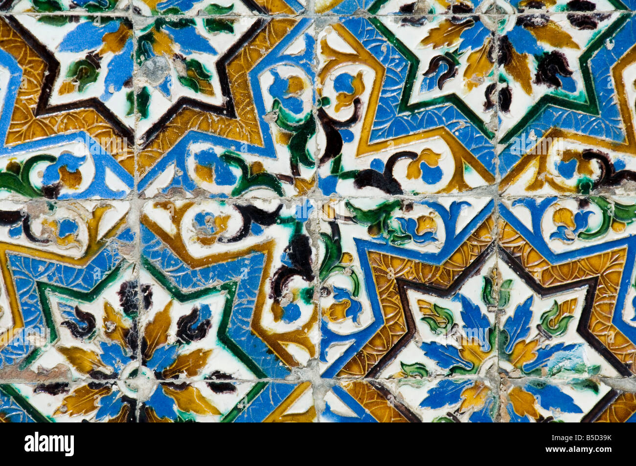 Mudejar tiles hi-res stock photography and images - Alamy