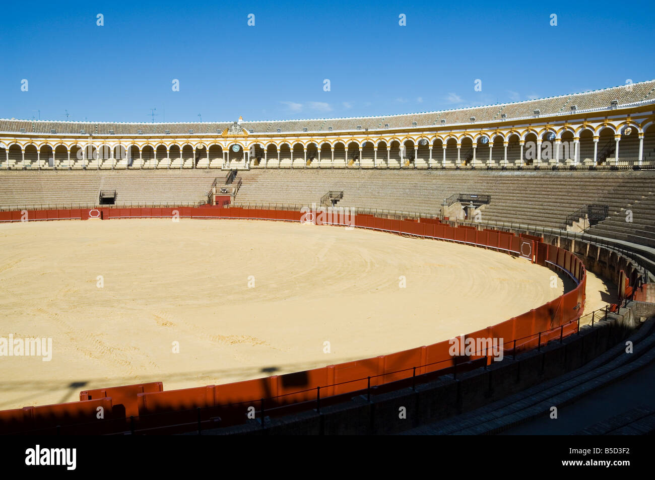 Inside the Bull Ring, Plaza de Toros De la Maestranza, El Arenal ...
