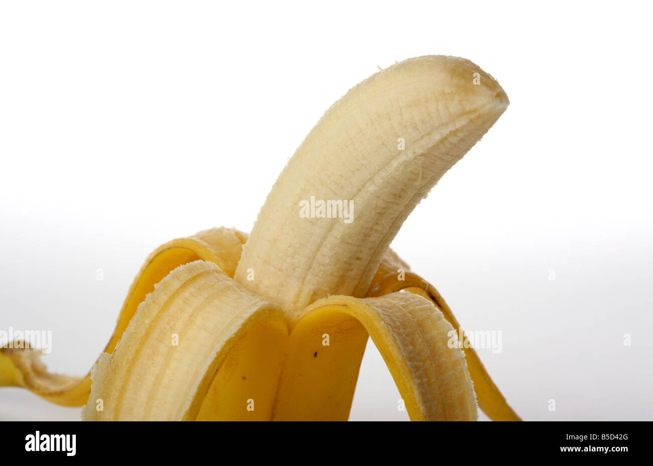 peeled banana cavendish variety Stock Photo - Alamy