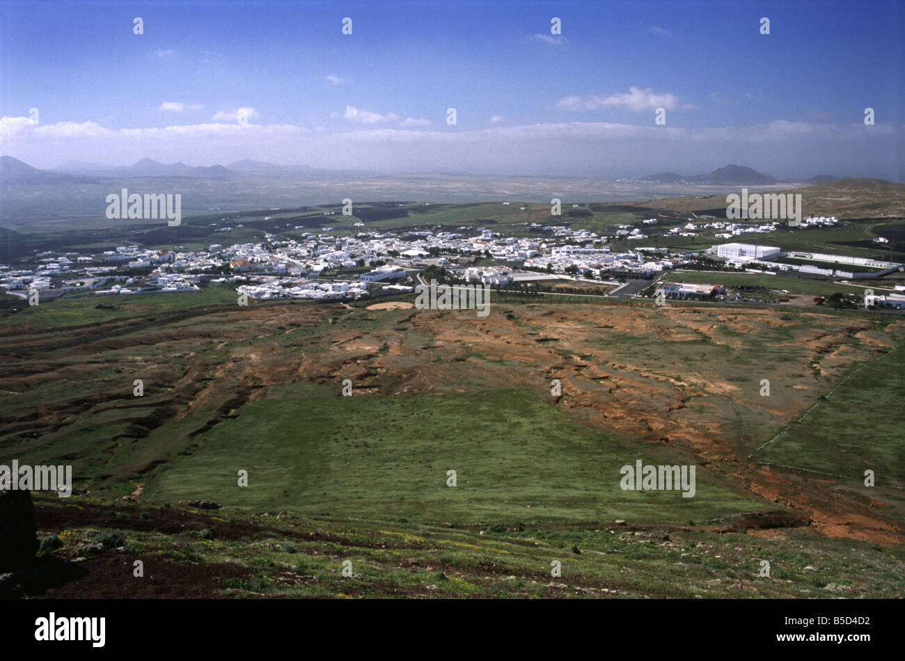 Beautiful views across Lanzarote Stock Photo - Alamy