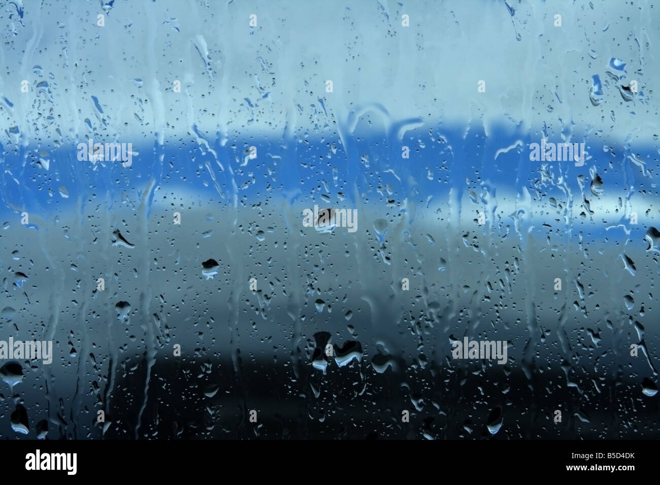 Drops of rain on car window Stock Photo - Alamy