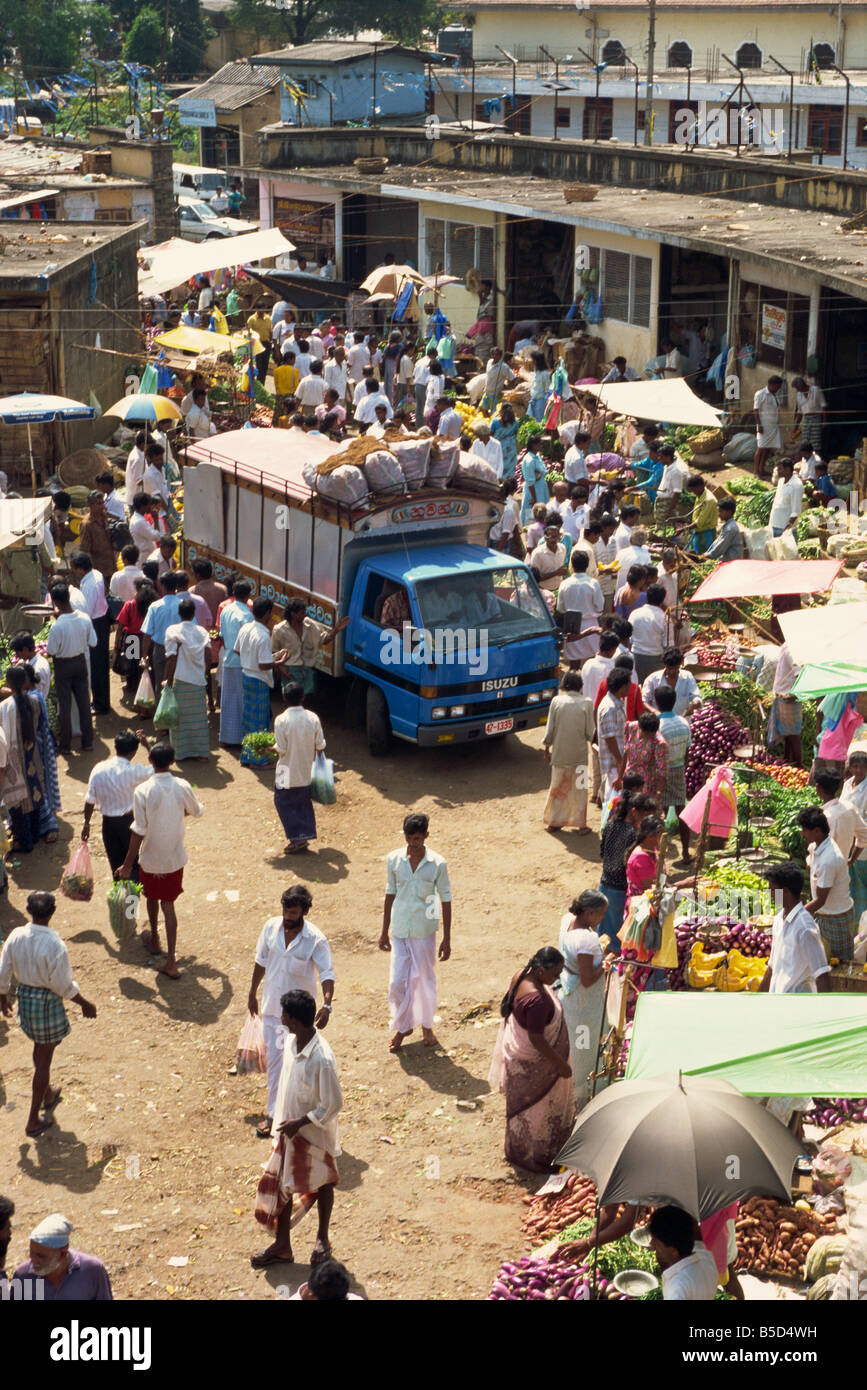 Main market area Kandy Sri Lanka Asia Stock Photo - Alamy