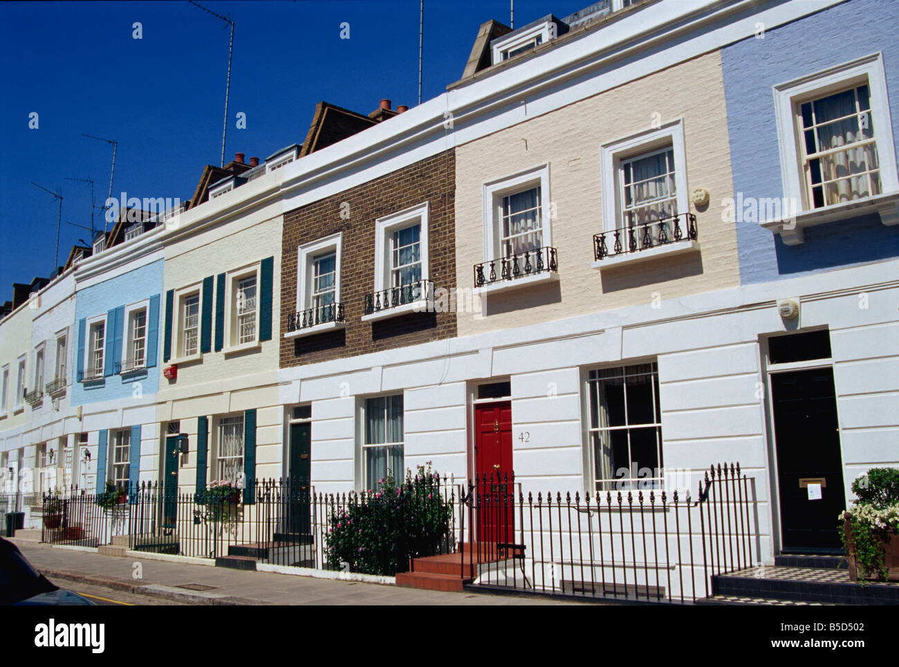 Terraced housing on Smith Terrace Chelsea London SW3 England N Boyd ...