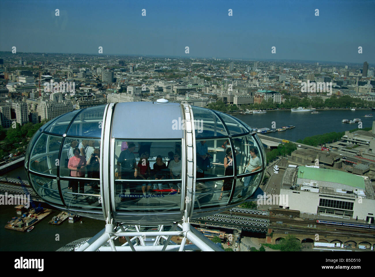 London Eye Millennium Wheel London England United Kingdom Europe Stock ...
