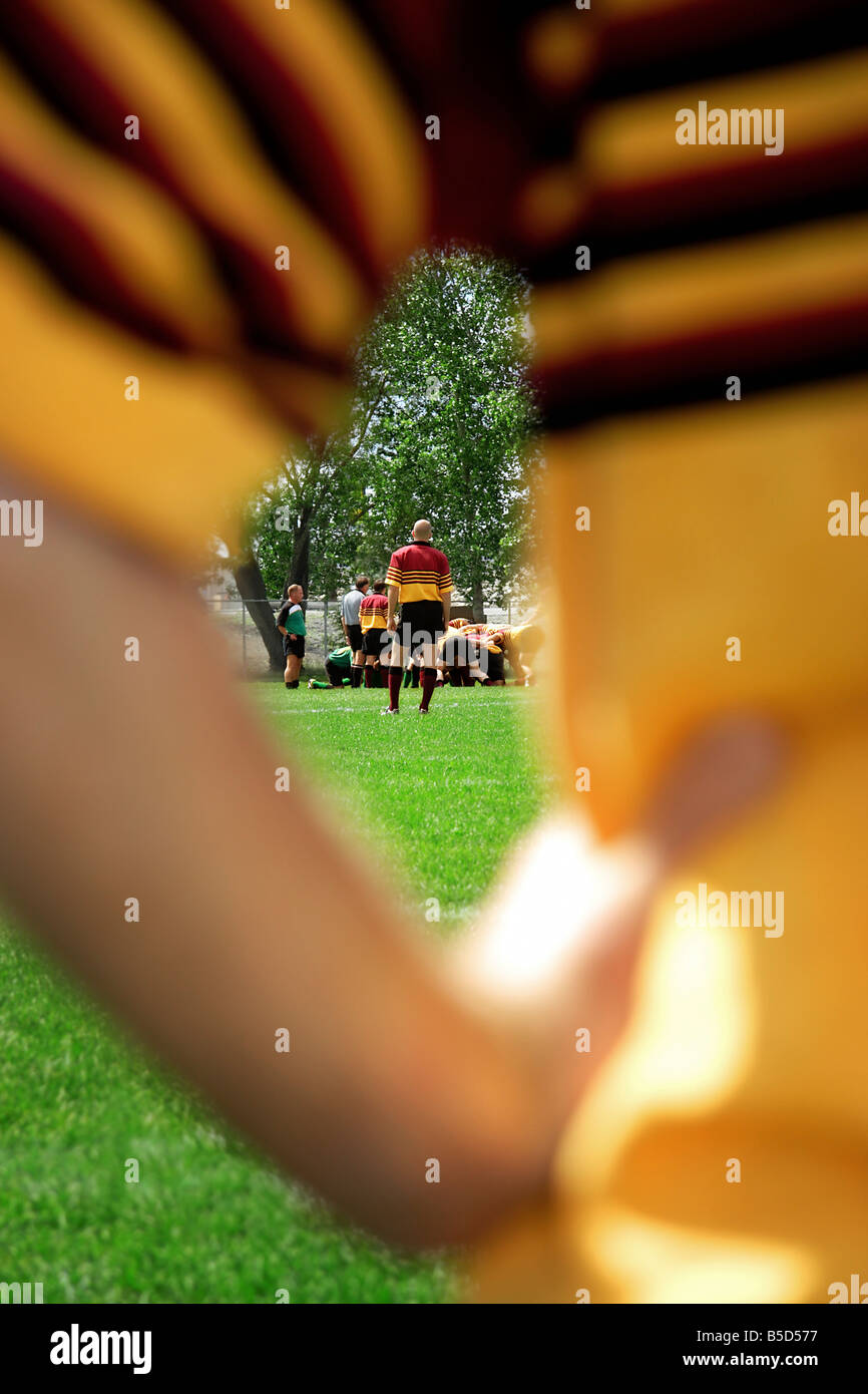 Back of rugby player hi-res stock photography and images - Alamy
