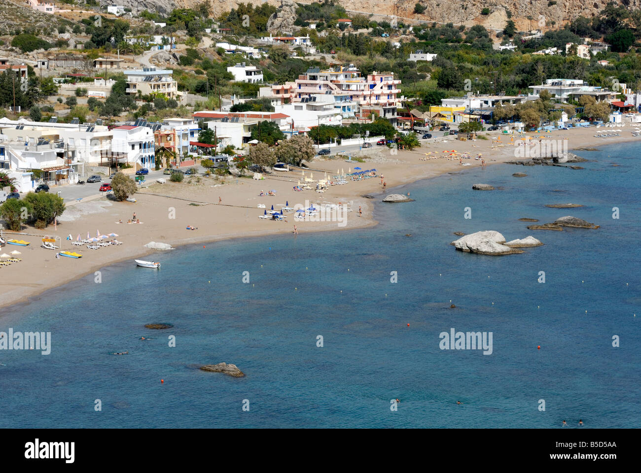 Stegna Beach Greece Rhodes Stock Photo - Alamy