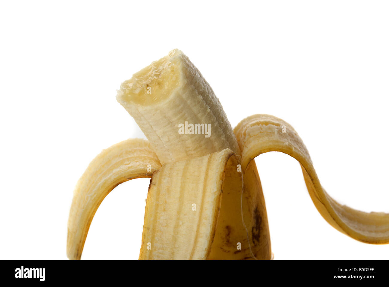 peeled banana cavendish variety Stock Photo - Alamy