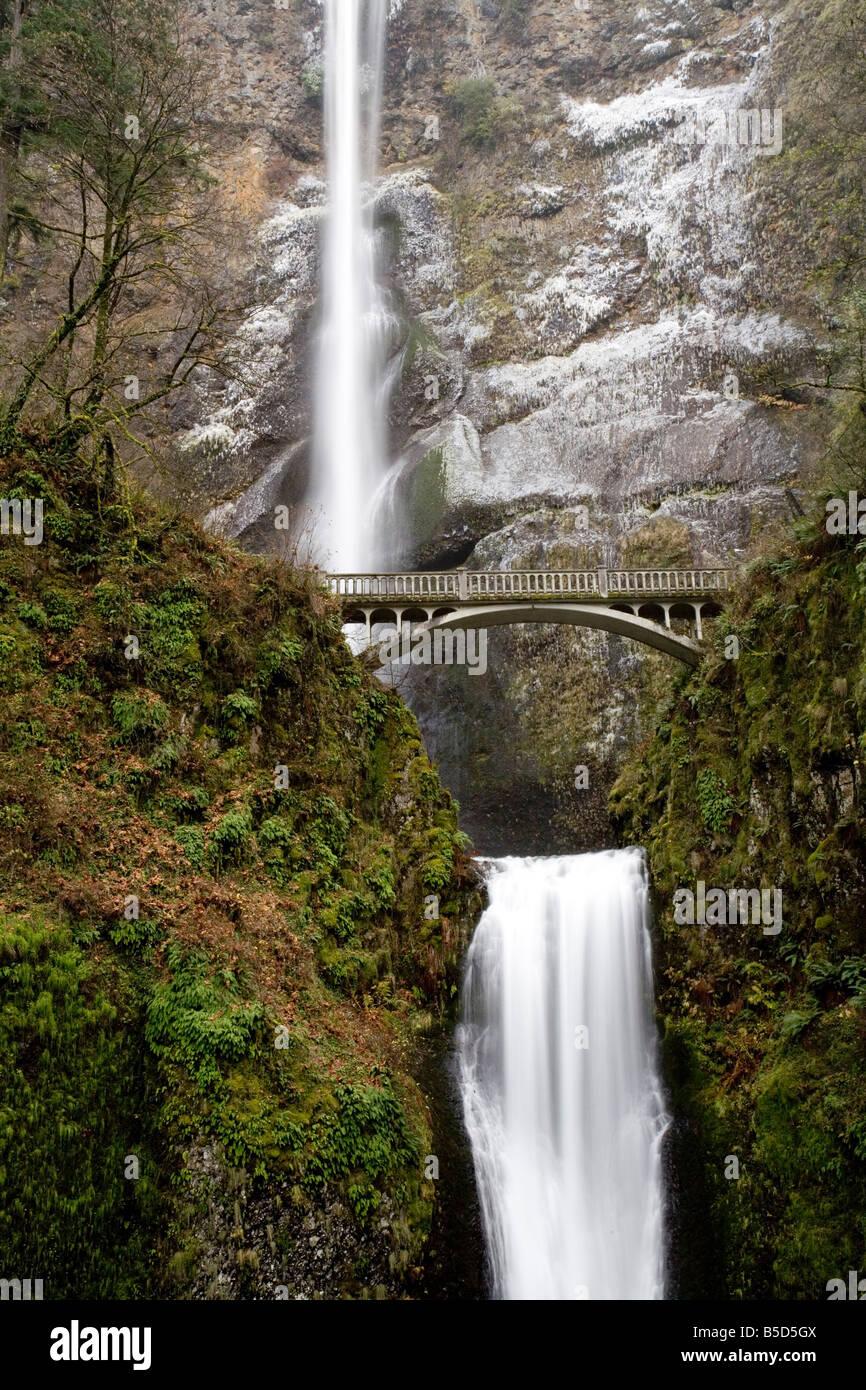 Multonoma Falls near Portland, Oregon Stock Photo - Alamy