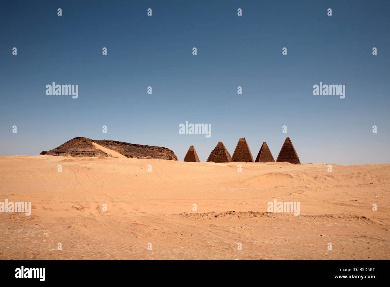 The pyramids at Jebel Barkal, used by Napatan Kings during the 3rd ...
