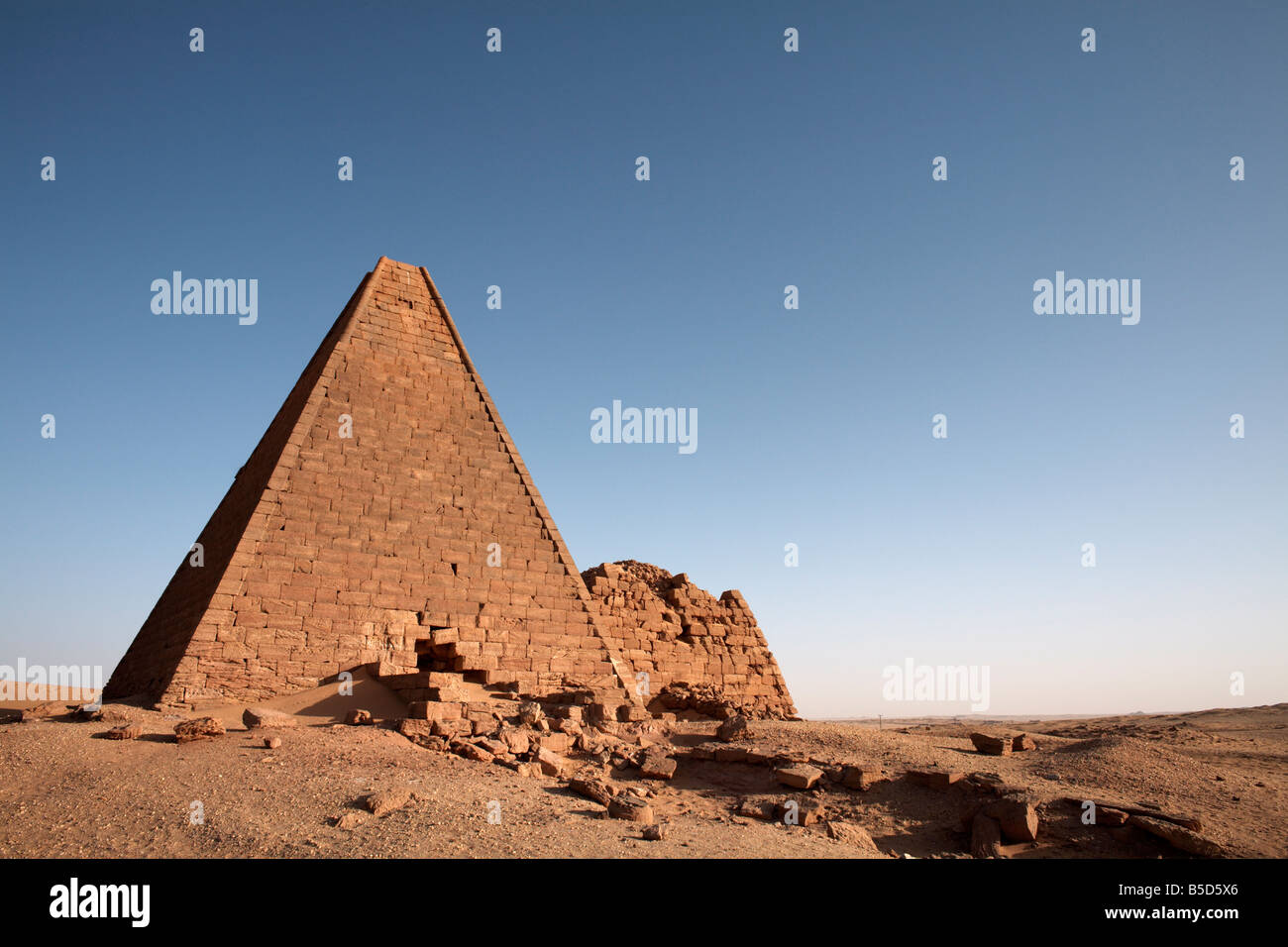 The pyramids at Jebel Barkal, used by Napatan Kings during the 3rd ...