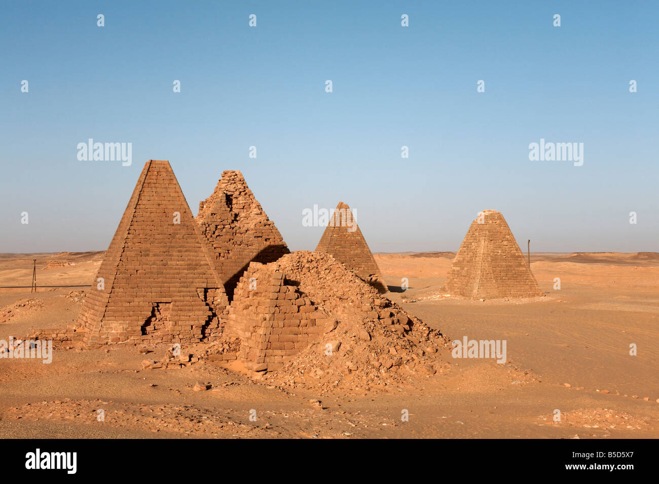 The pyramids at Jebel Barkal, used by Napatan Kings during the 3rd ...