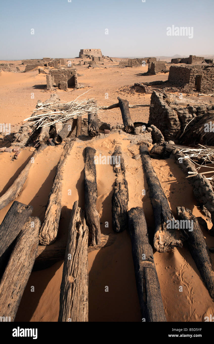 The ruins of the medieval city of Old Dongola, Sudan, Africa Stock ...