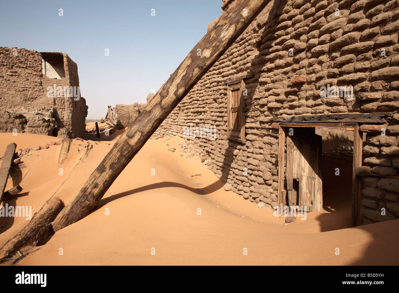 The ruins of the medieval city of Old Dongola, Sudan, Africa Stock ...