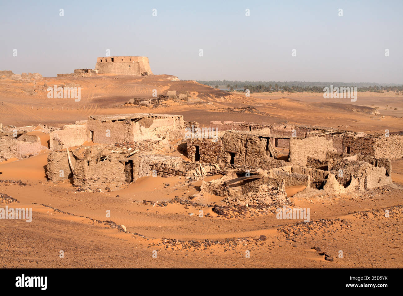 The ruins of the medieval city of Old Dongola, Sudan, Africa Stock ...