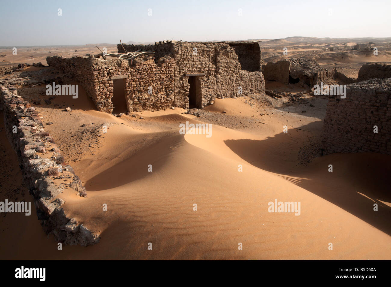 The ruins of the medieval city of Old Dongola, Sudan, Africa Stock ...