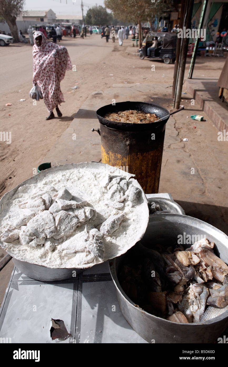 Fresh Nile fish is deep fried, Dongola, Sudan, Africa Stock Photo - Alamy