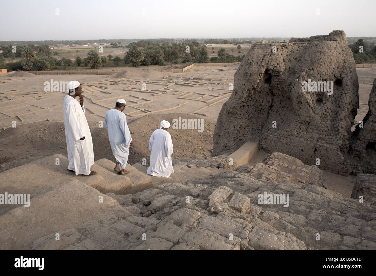 The 3,500 year-old mud-brick Western Deffufa, the seat of the first ...