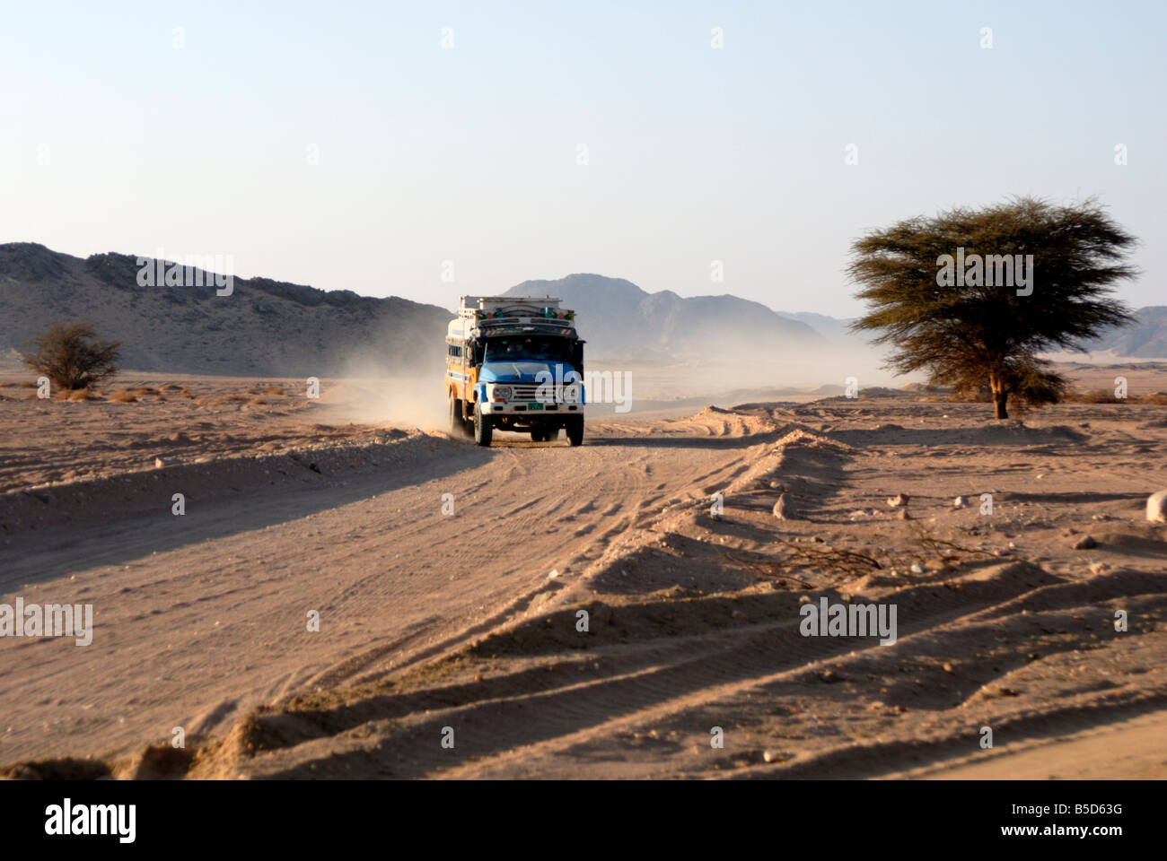 Public transport, Nubian Desert, Sudan, Africa Stock Photo - Alamy