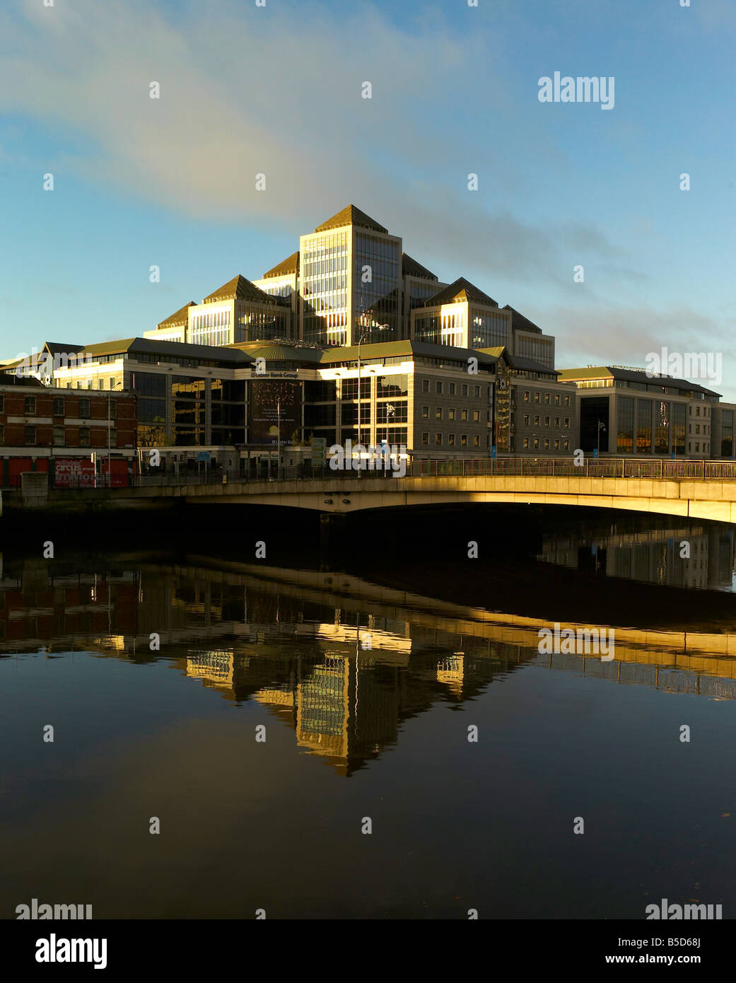 The Ulster Bank headquarters on Georges quay Dublin Ireland Stock Photo ...