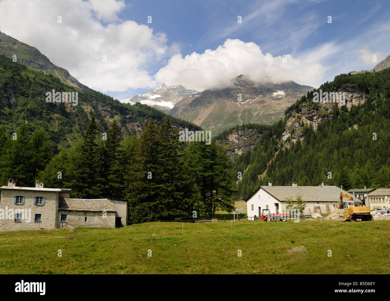 Bernina Alps near St Moritz in Switzerland Stock Photo - Alamy