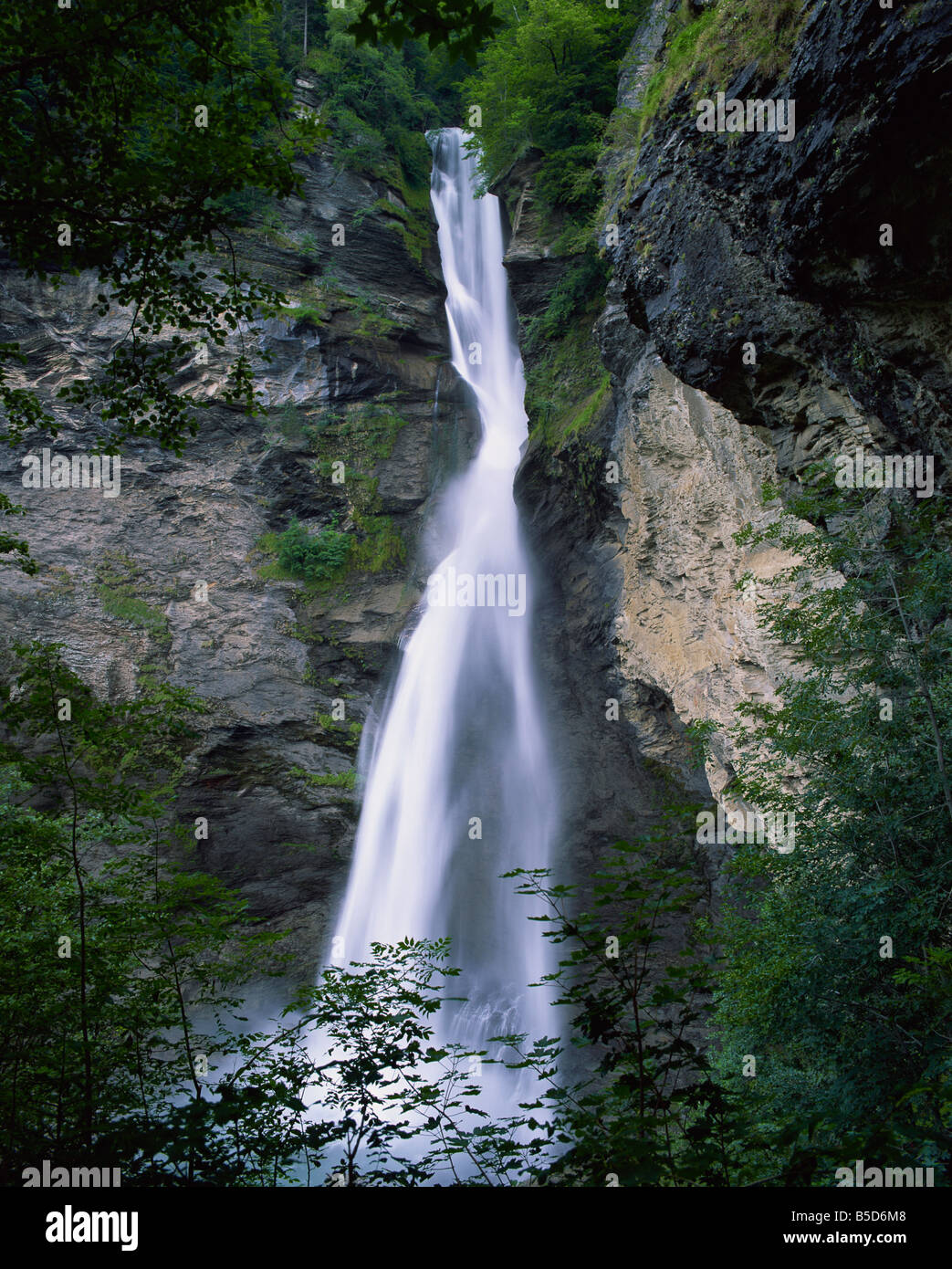 The Reichenbach Falls, where Sherlock Holmes met his death, Meiringen ...