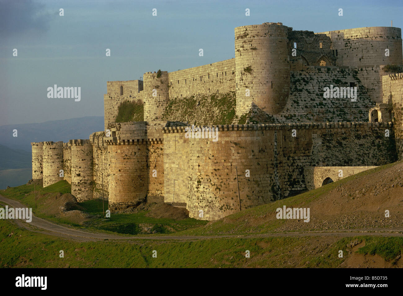 Krak des Chevaliers, UNESCO World Heritage Site, Syria, Middle East ...