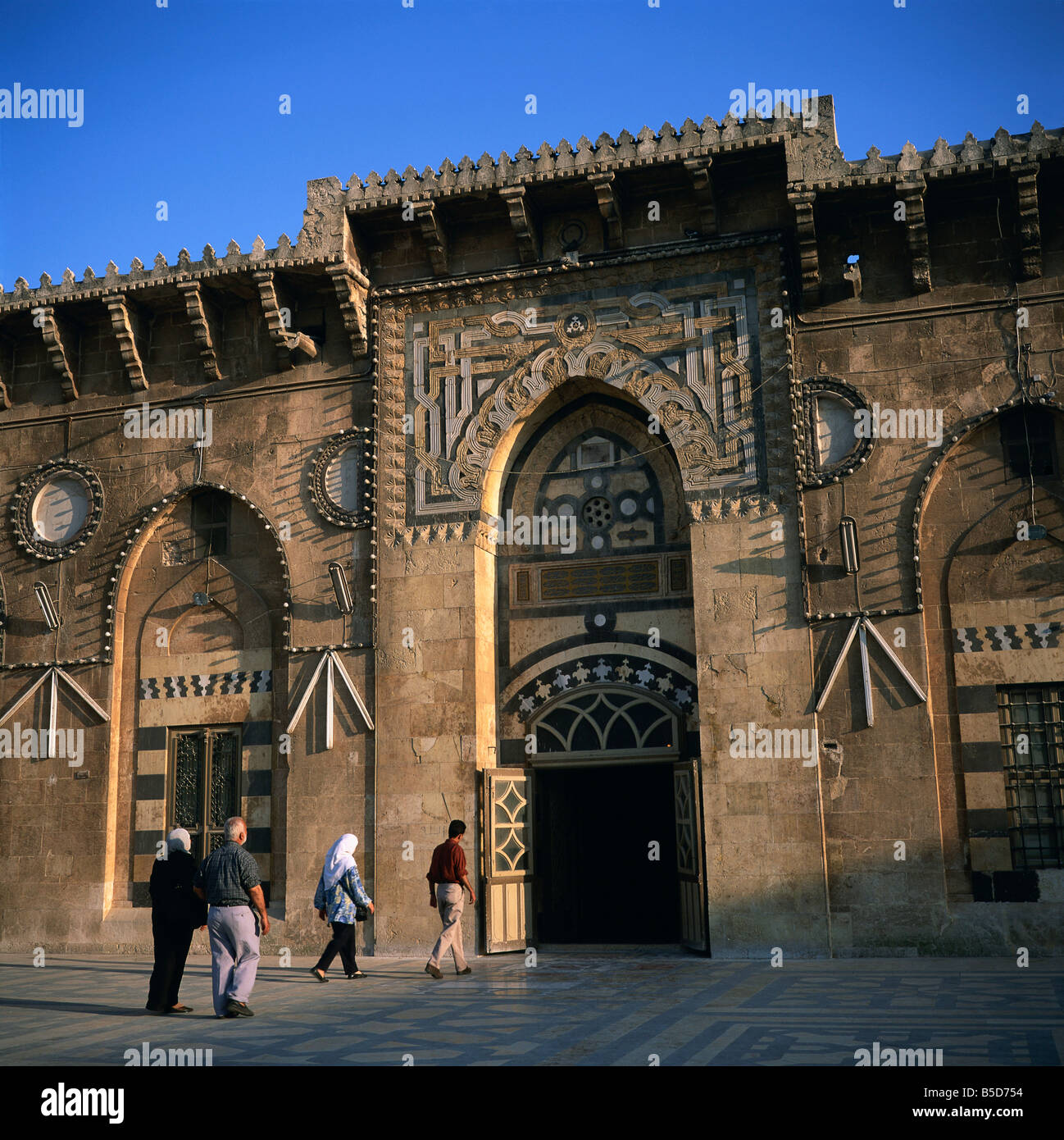 The Grand Mosque founded in 715 Aleppo Syria Middle East C Rennie Stock ...