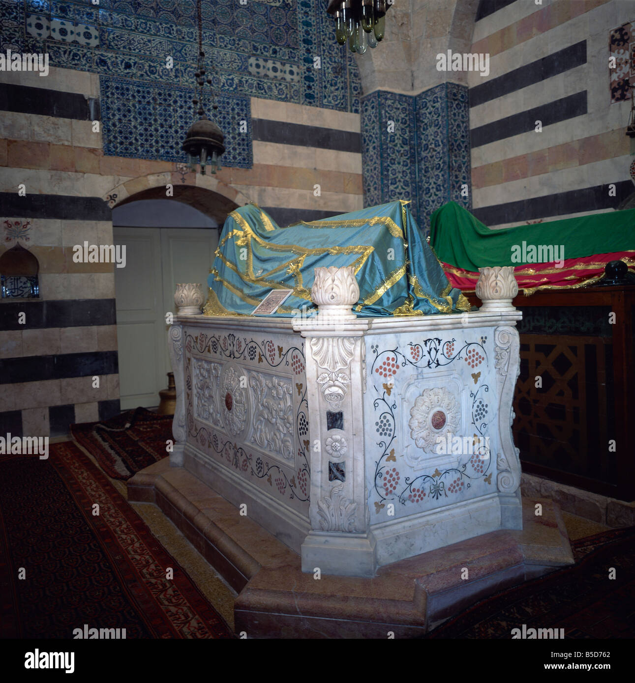 The Tomb of Saladin the Moslem soldier Salah el Din who died 1193 ...