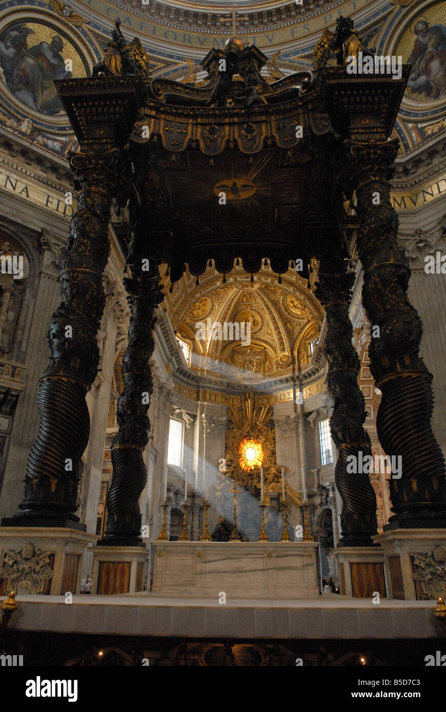 Alter St Peter Rome Stock Photo - Alamy
