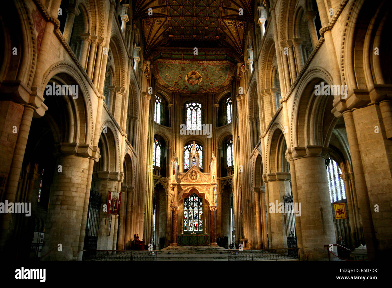Inside peterborough cathedral hi-res stock photography and images - Alamy