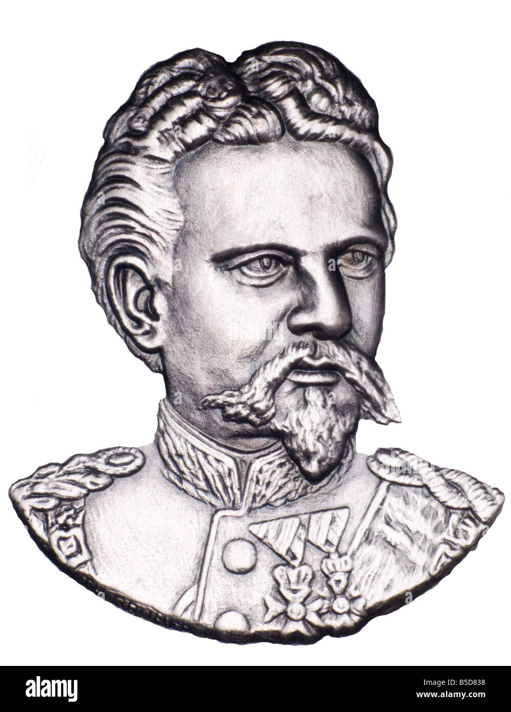 Portrait of ludwig ii of bavaria Cut Out Stock Images & Pictures - Alamy