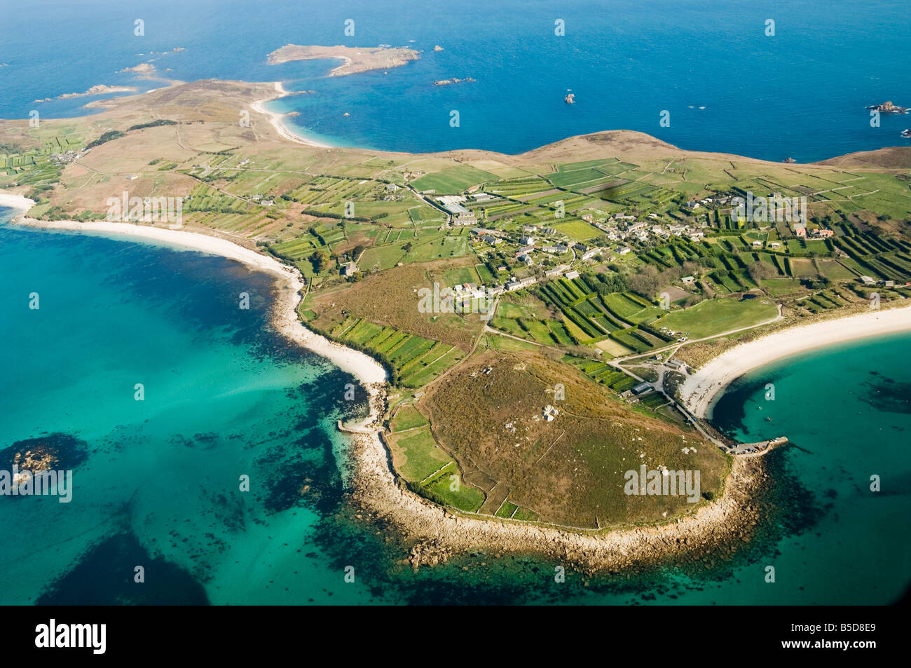 Scilly isles aerial hi-res stock photography and images - Alamy