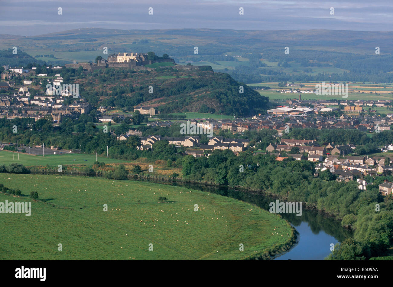 Stirling castle aerial hi-res stock photography and images - Alamy