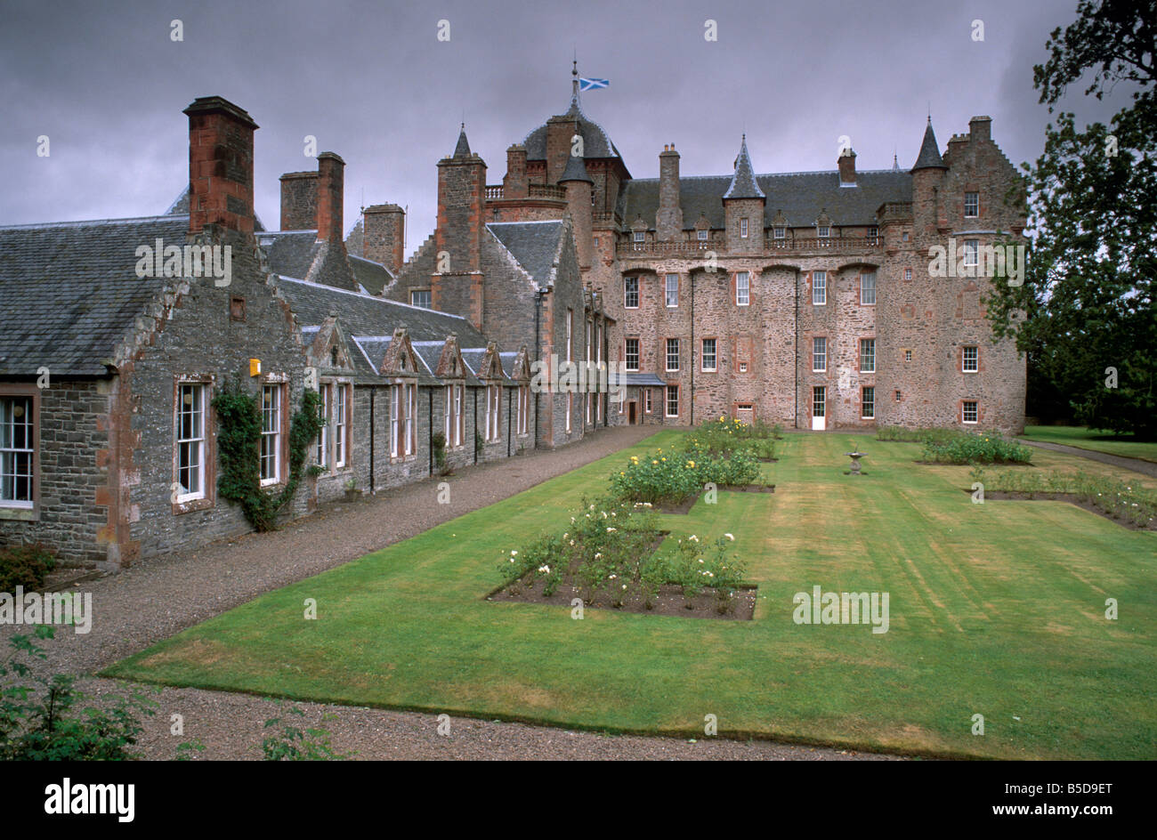 Thirlestane Castle dating from the 16th century, Lauder, Berwickshire ...