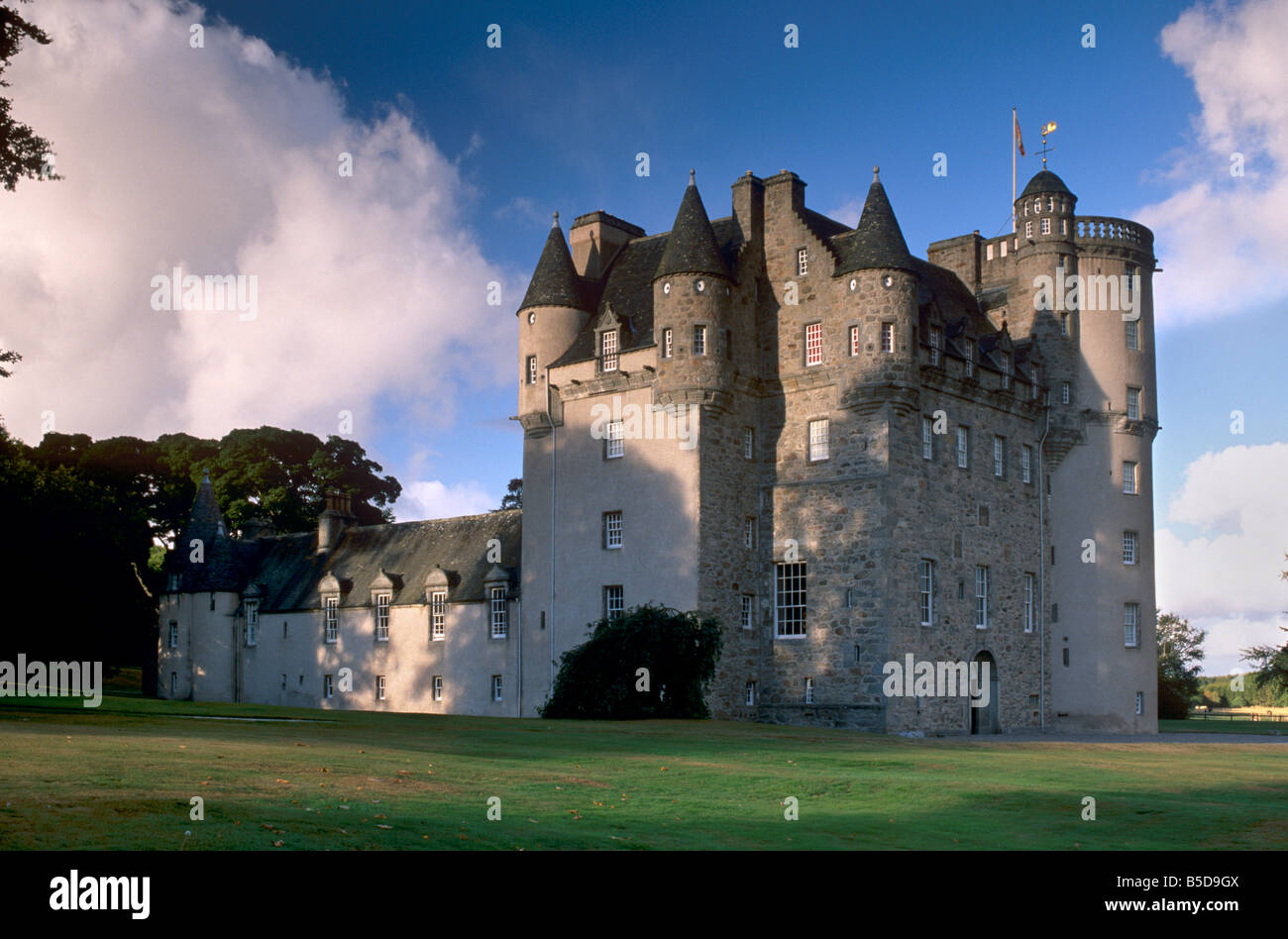 Castle Fraser, a 16th century castle, the grandest of the castles of ...