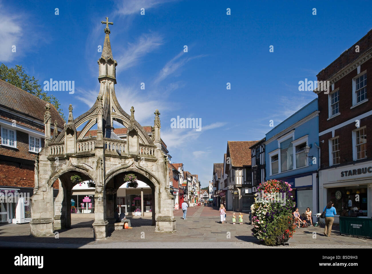 Salisbury Market Square Poultry Cross 15th century Wiltshire Great ...