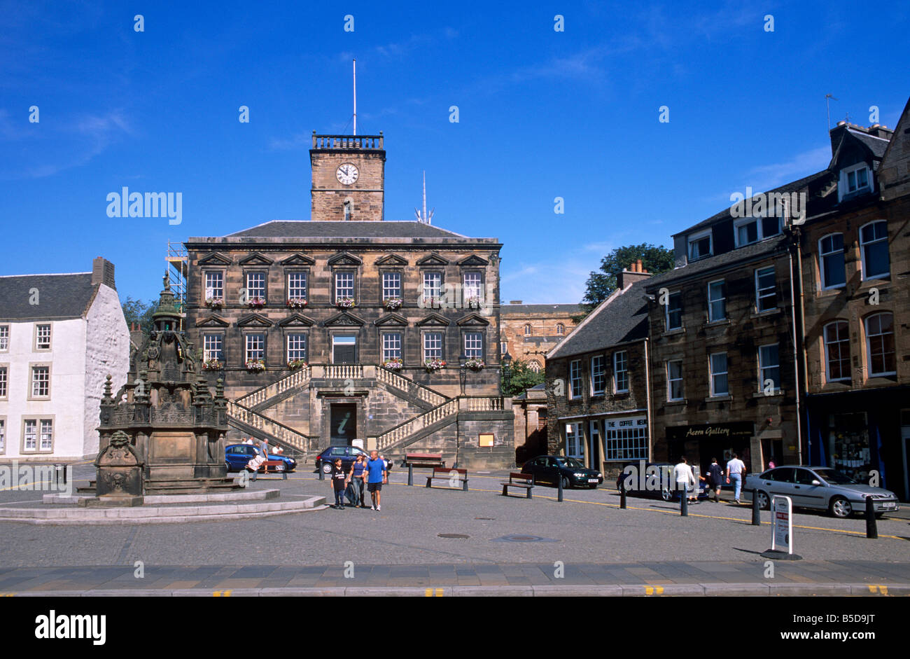 Linlithgow Town Hall, Linlithgow, West Lothian, Scotland, Europe Stock ...