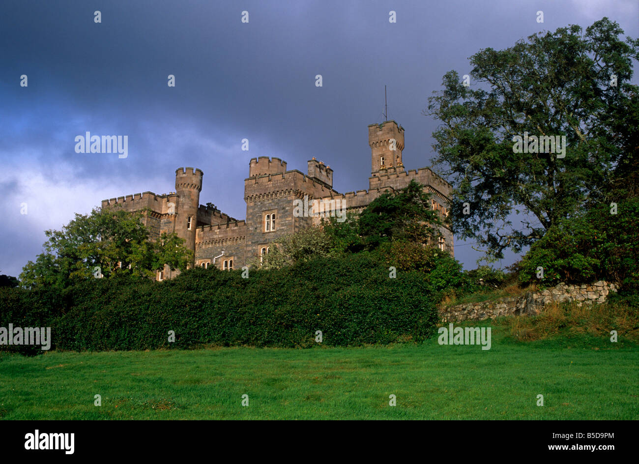 Lews Castle, built by Sir James Matheson in 1863, later owned by Lord ...