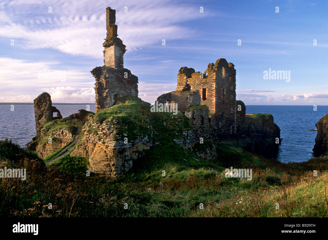 Sinclair castle near Wick, Caithness, Scotland, Europe Stock Photo - Alamy