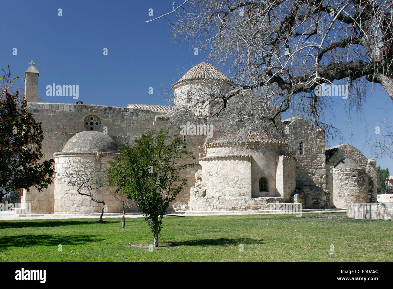 11th century church of Panagia Angeloktisti in the small Cypriot ...