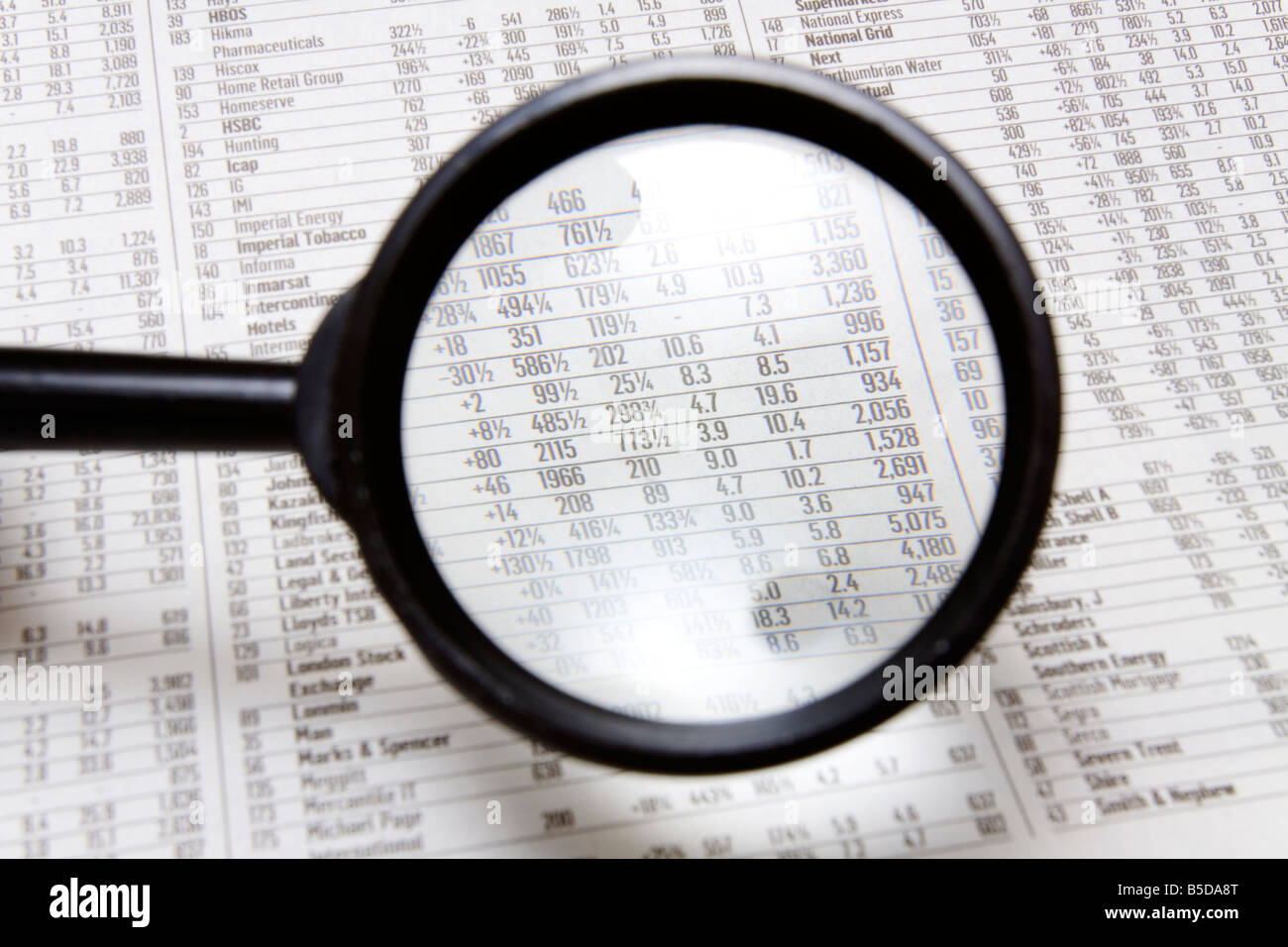 Stocks shares newspaper page hi-res stock photography and images - Alamy