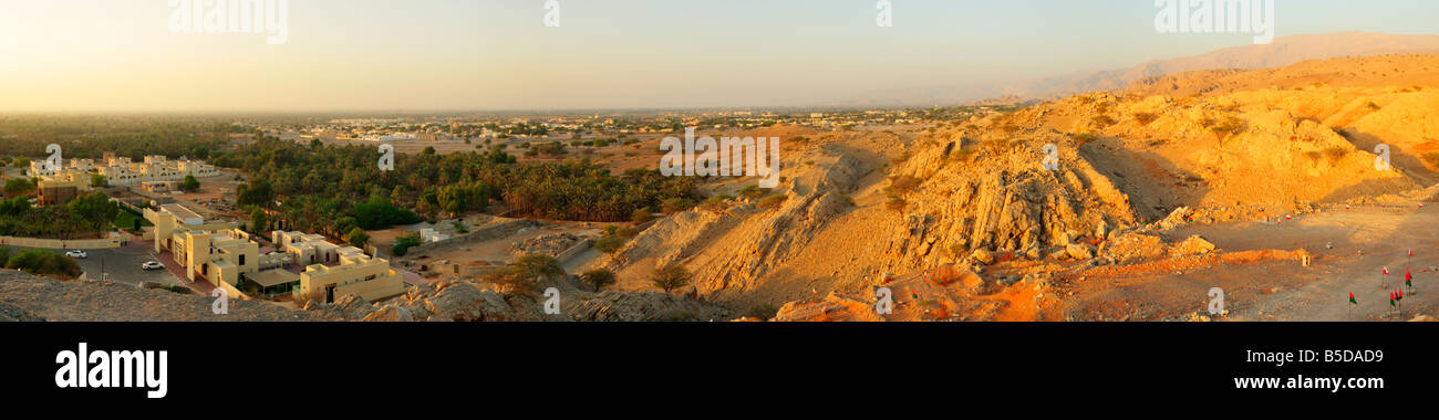 Khatt Hot Springs at sunset, Ras Al Khaimah UAE Stock Photo - Alamy