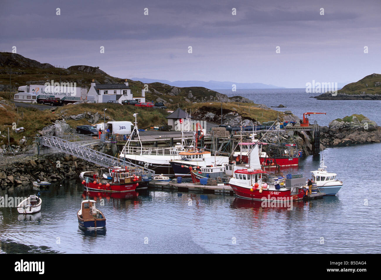 Small fishing harbour stockinish east hi-res stock photography and ...