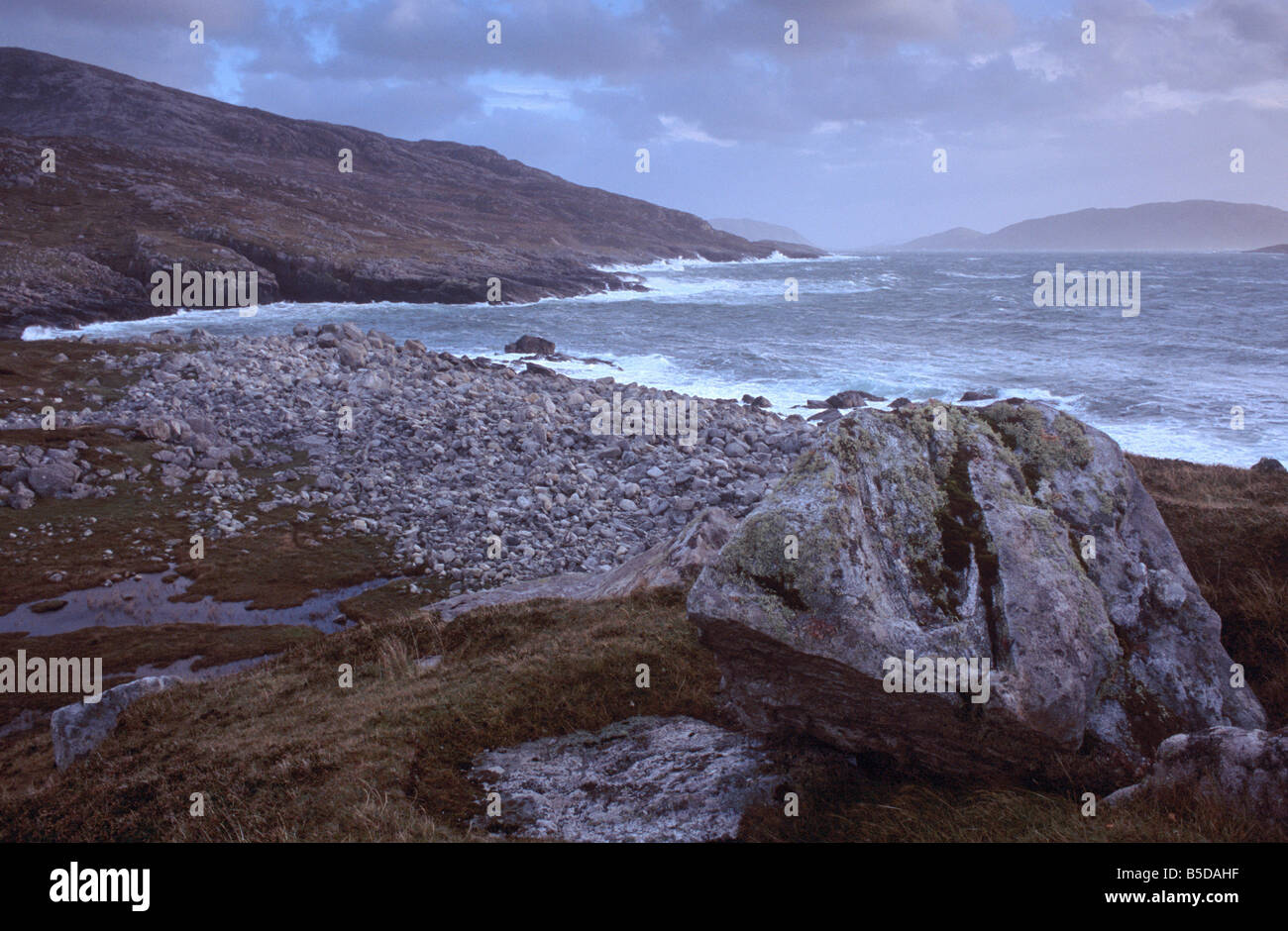Gale near Mealista, west coast of Lewis, extremely exposed, Lewis ...