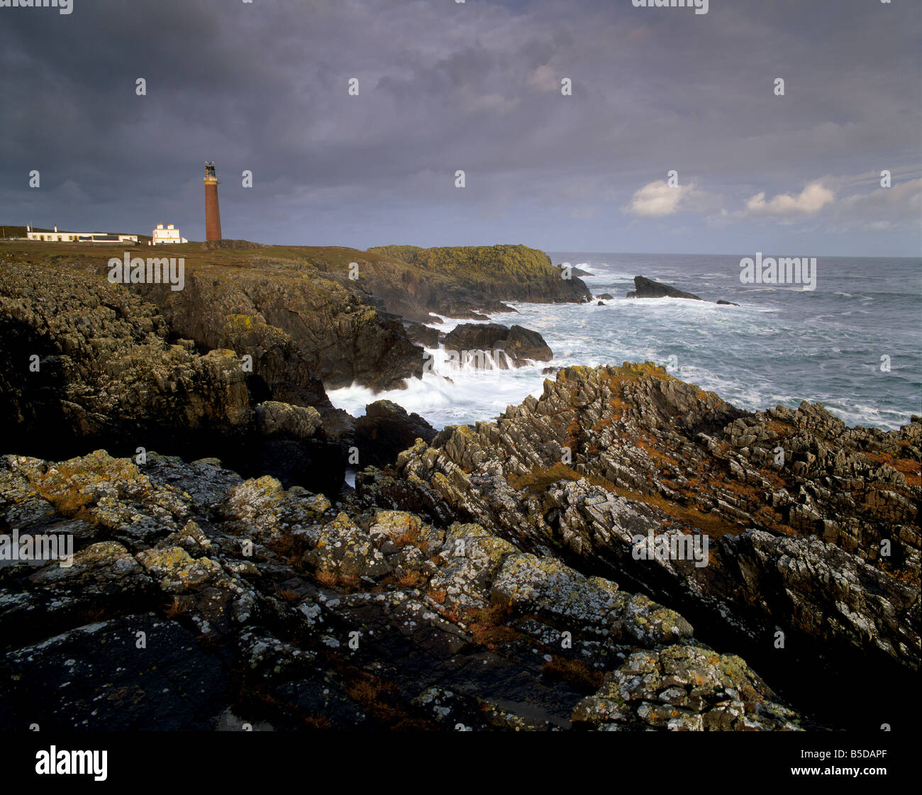 Butt of Lewis (Rubha Robhanais) lighthouse, northern tip of Lewis ...