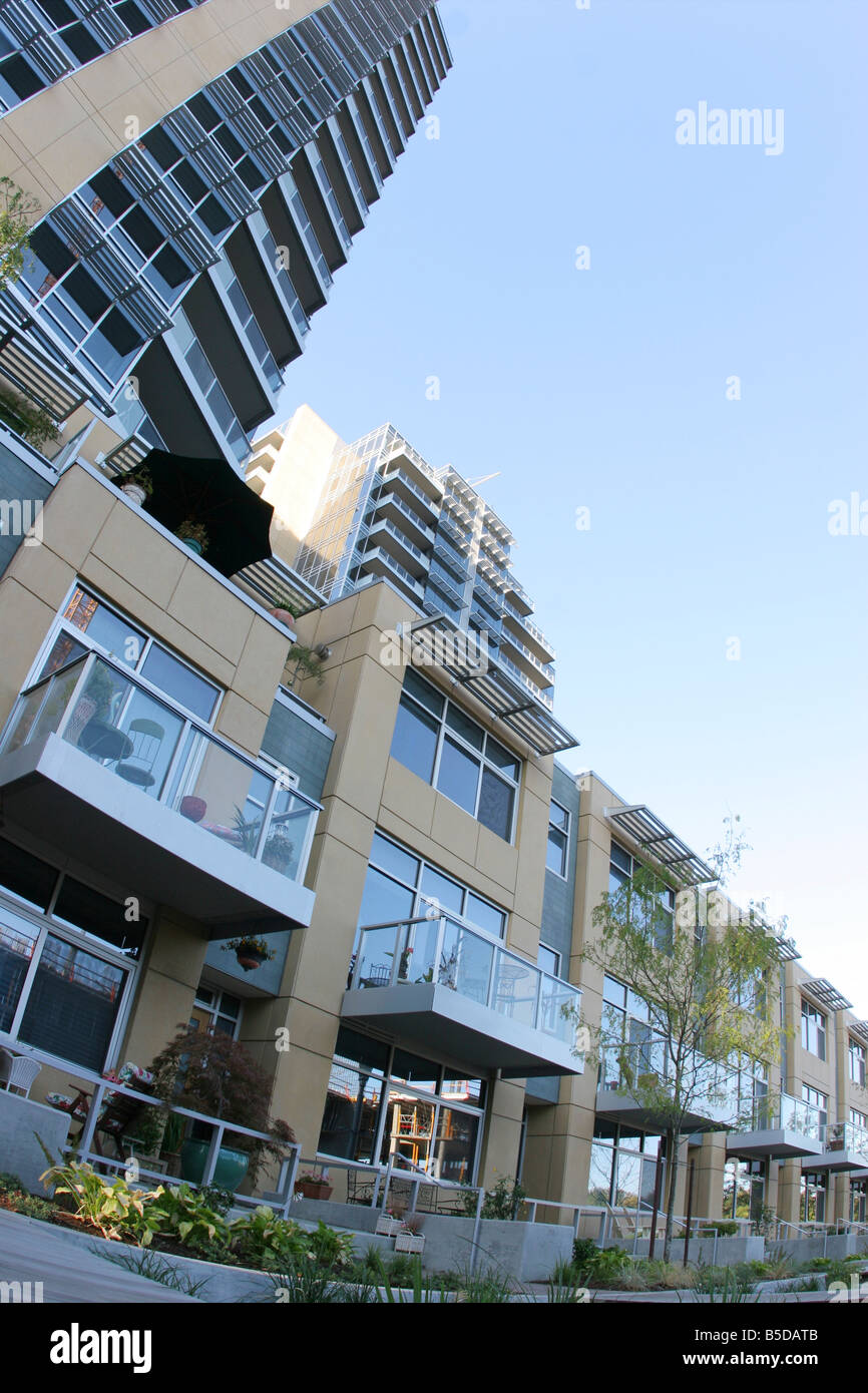 High rise residential luxury condo buildings Stock Photo - Alamy