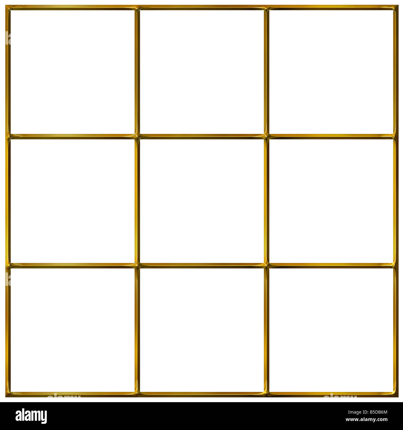 3d golden grid Stock Photo - Alamy